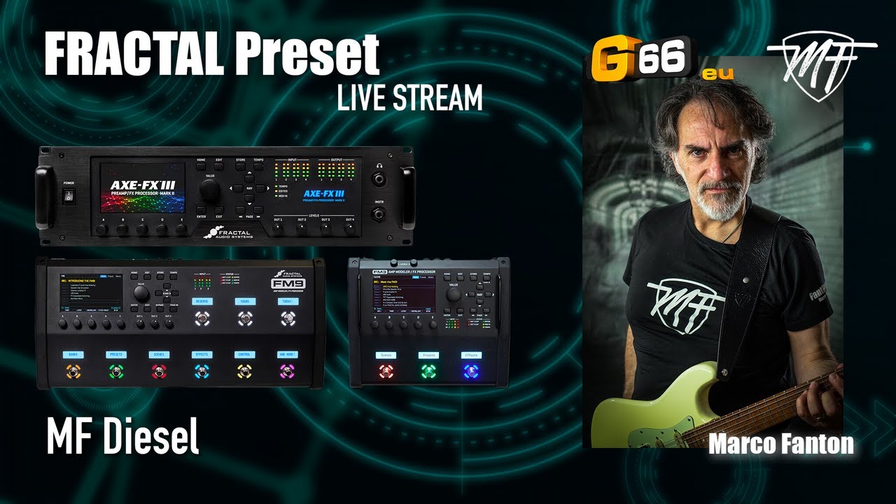 FRACTAL FM3/FM9/AXE FX3 - Introduction to preset MF Diesel - YouTube