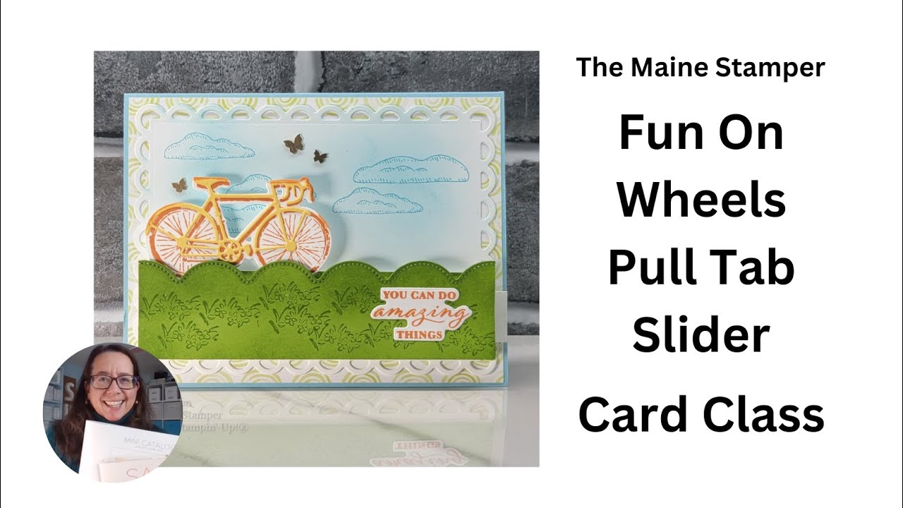 Fun On Wheels Pull Tab Slider Card Class - YouTube