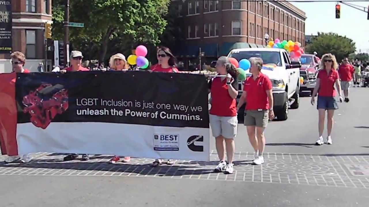 Cummins @ INDY PRIDE Parade 2012 - YouTube