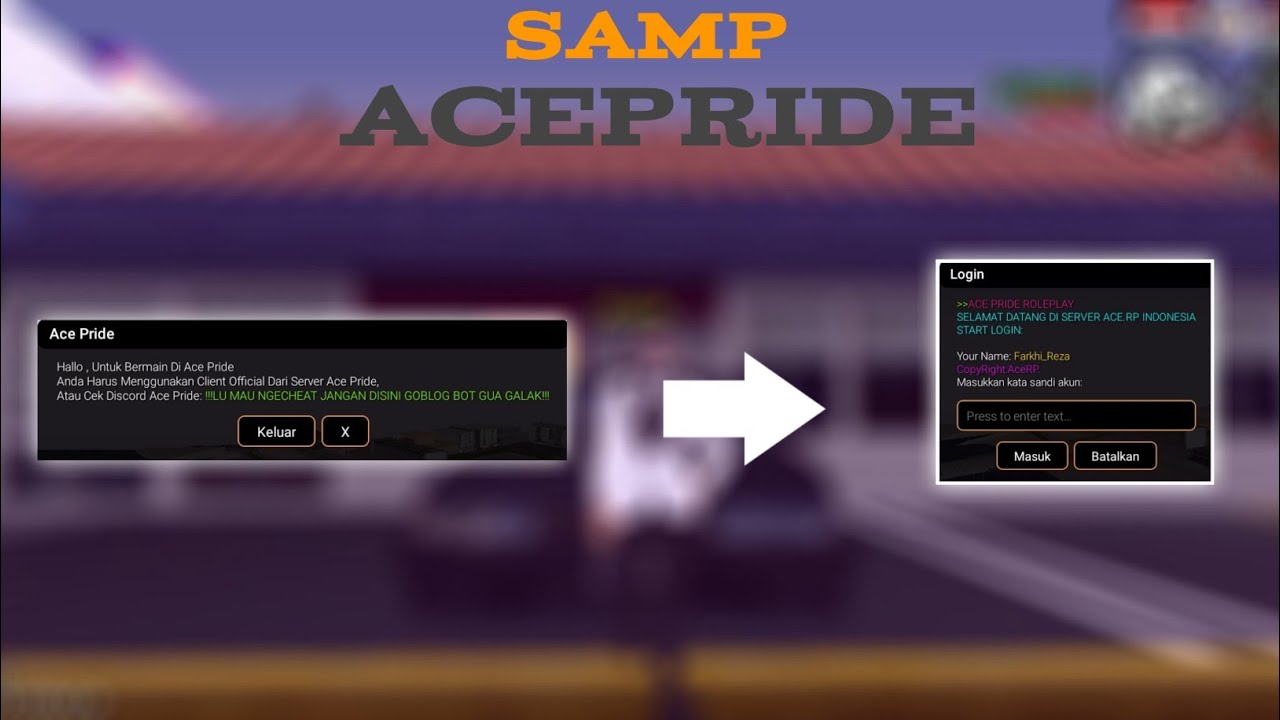 Tutorial Tidak Ke Detected Ace Bot | ACEPRIDE | SAMP | - YouTube