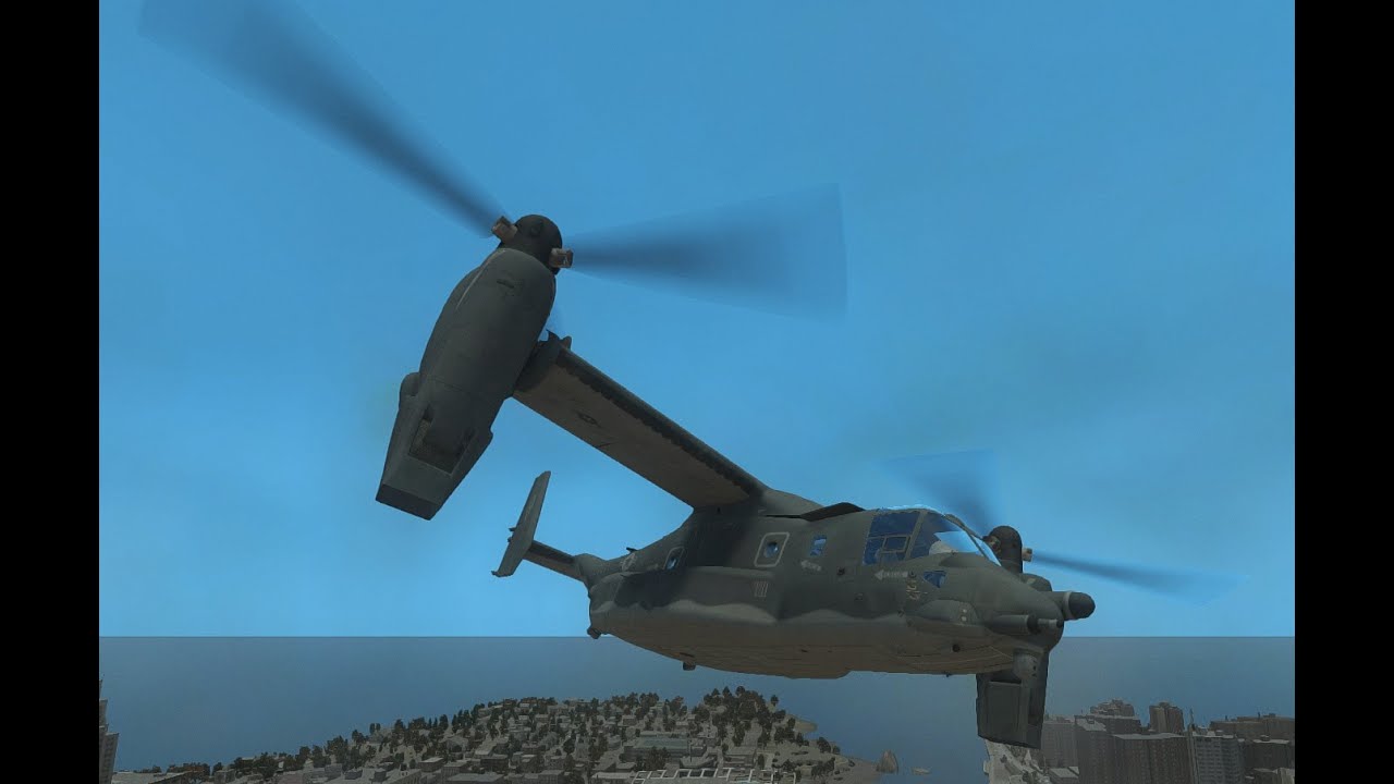 GTA CV-22 Osprey [EPM] Tiltrotor aircraft mod [EFLC/IV] - YouTube