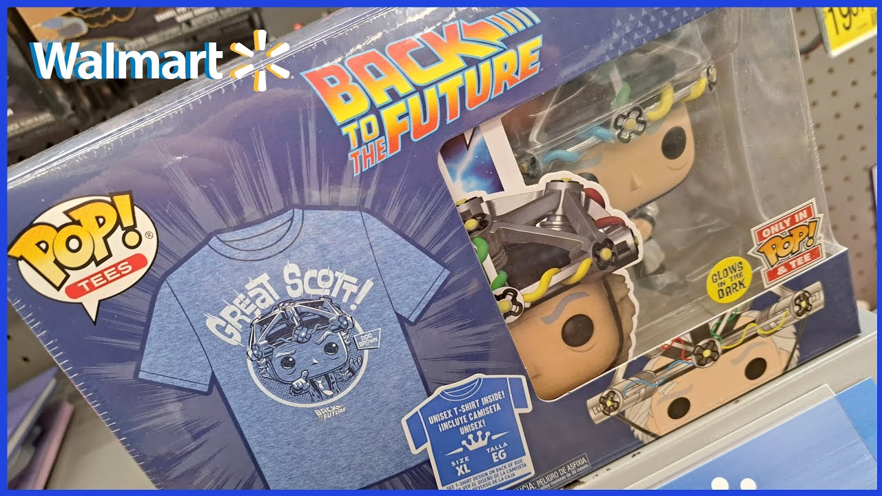 Great Scott! Back to the Future New Funko POP & T-Shirt at Walmart ...