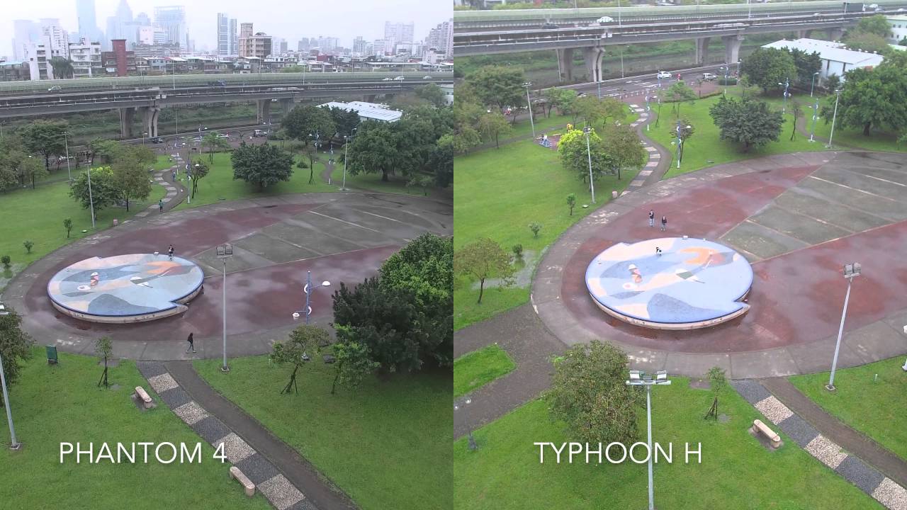 Typhoon H V.S. Phantom 4 Real Test 實測影片 (4K) - YouTube