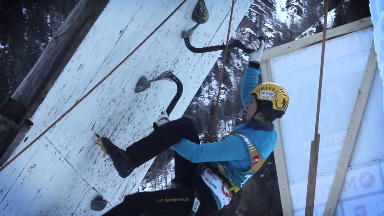ANGELIKA RAINER. "Ice Climbing World Cup" Rabenstein - Video intervista ...