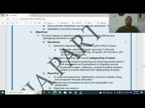 Ibrahim Hassan CIA part 1 -lec 17- COSO unit 5 - YouTube