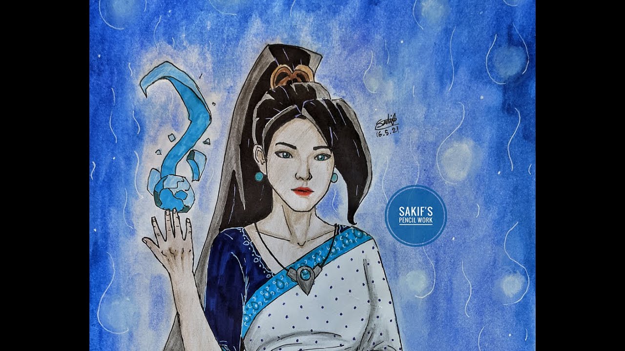 Sage in Saree | Sage in Bangladeshi Style | Sage Fanart | Valorant ...