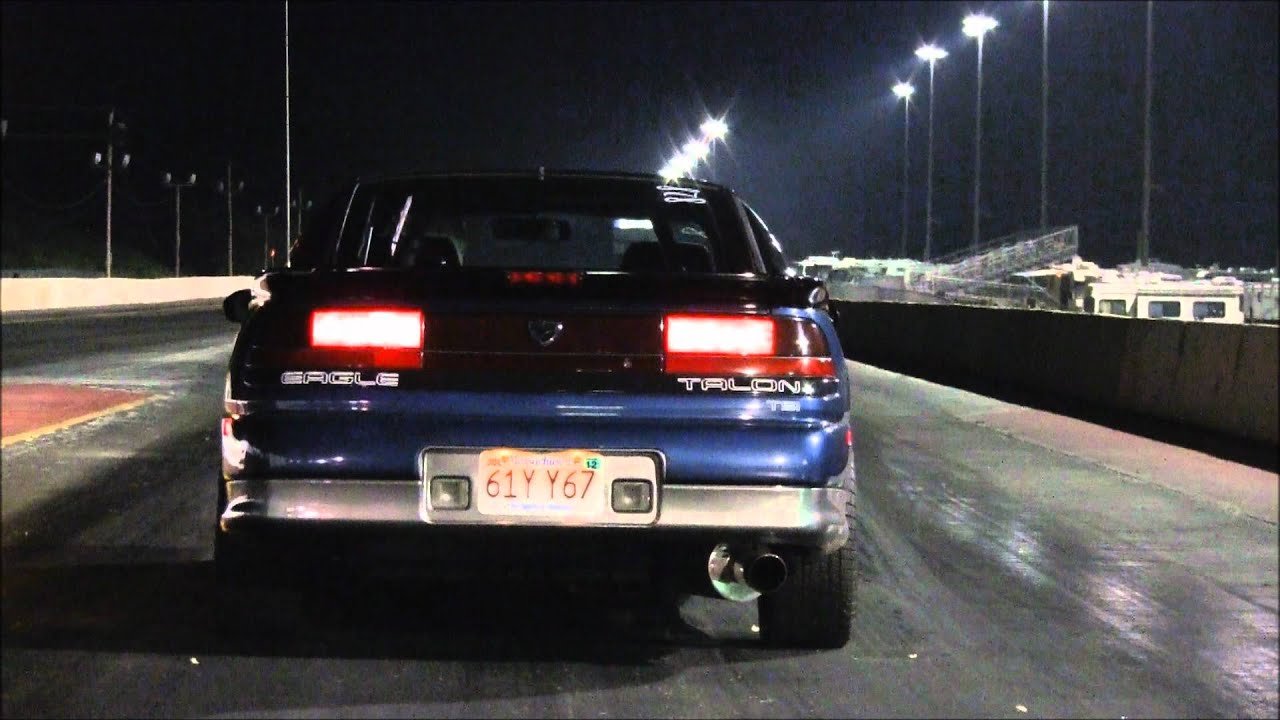 11 second 1g dsm awd turbo drag race Street Tire LAUNCH - SLOW MO ...