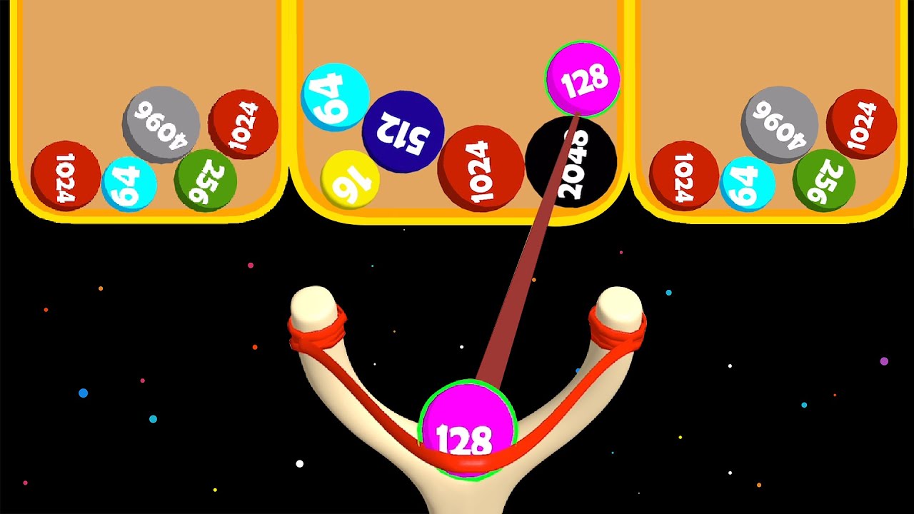 2048 Slingshot - 2048 Math Games - YouTube