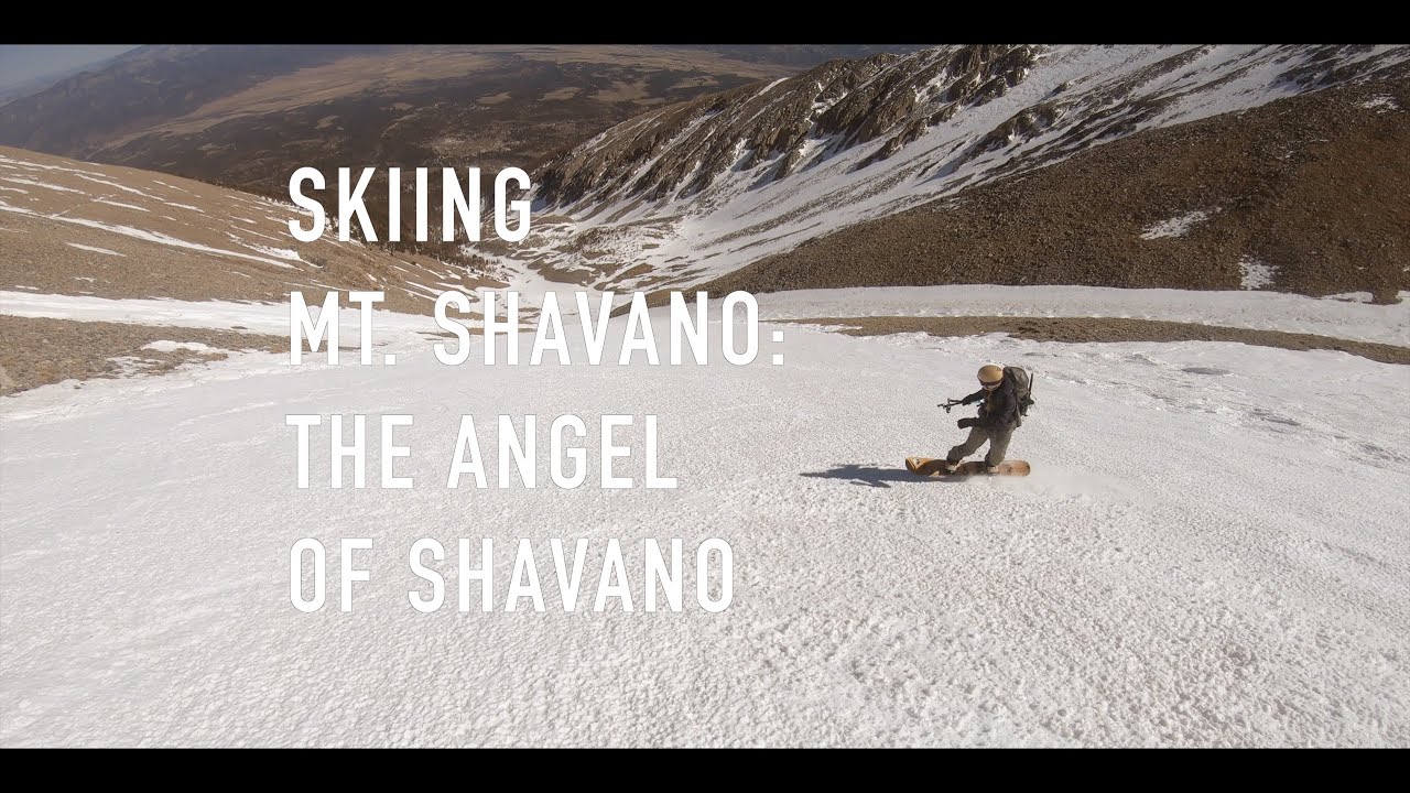 Skiing Mt. Shavano: The Angel of Shavano - YouTube