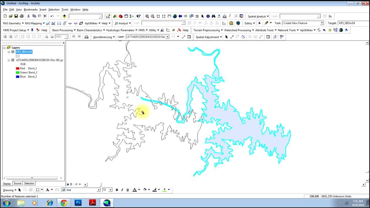 Georeferencing Vector File in ArcMap - YouTube