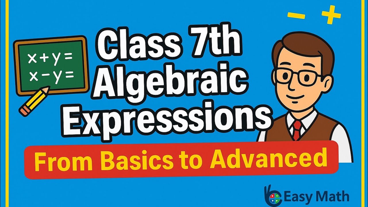 Algebraic Expression Class 7th Basic - YouTube