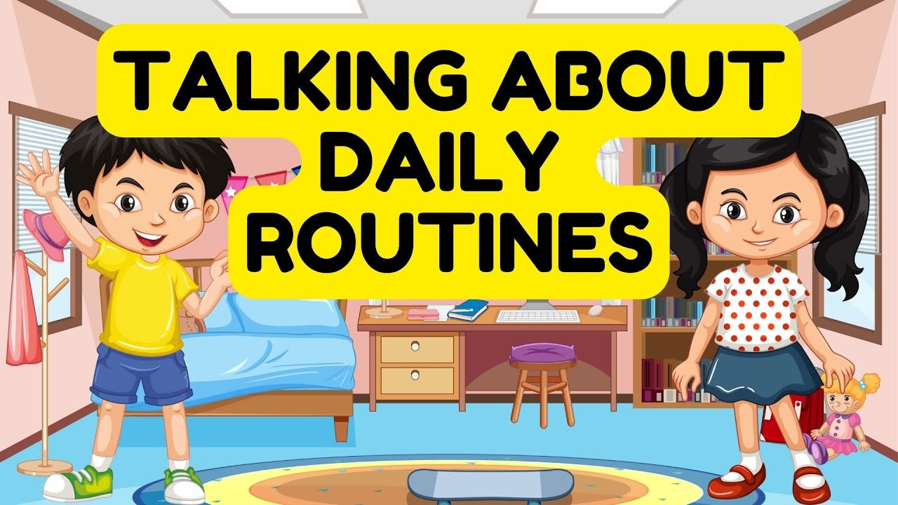 Learn English for Kids: Daily Routine | Fun Dialogue & Speaking ...