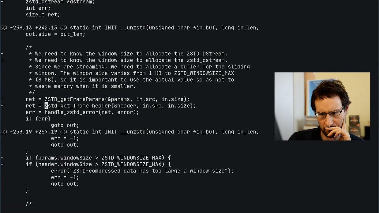 Watch kernel developer do Linux kernel development ;-) - YouTube