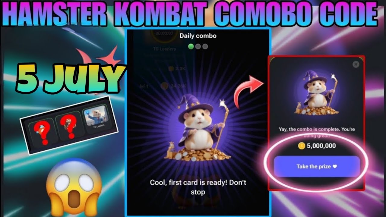Today Combo Code | 5 July Ka Daily Combo Hamster | Hamster Kombat Daily ...