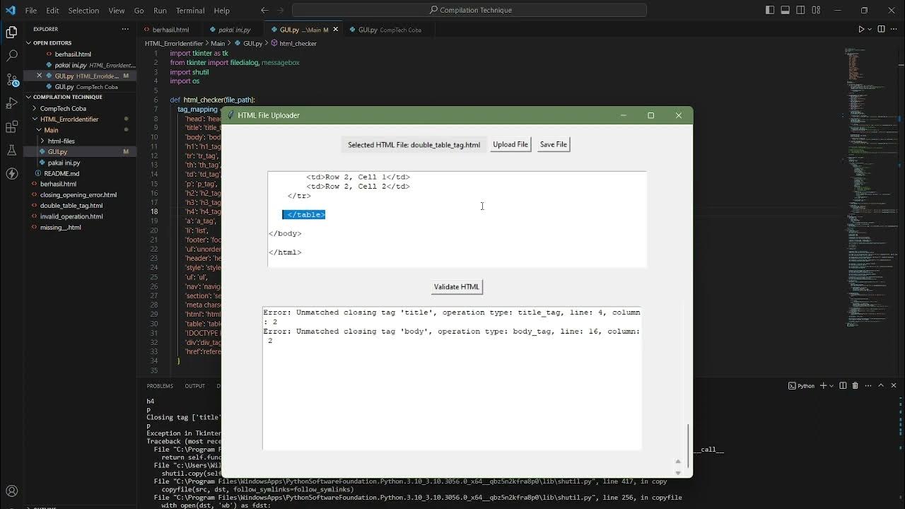 HTML Error Identifier - YouTube