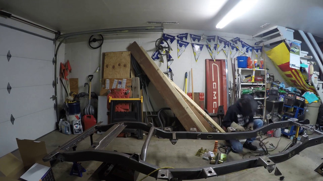 TDK 78 Jeep CJ5 frame up build Part 4 - YouTube