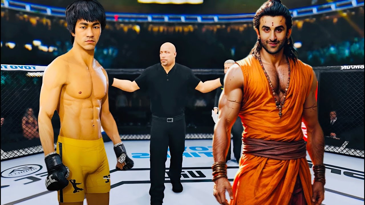 PS5 | Bruce Lee vs. Big Forest Monk [EA Sport UFC 4]🥊 - YouTube