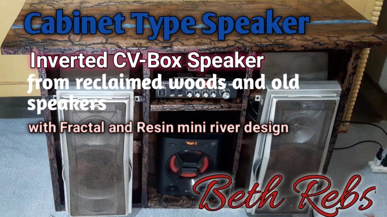 Cabinet Type Speaker/Inverted CV-Box Speaker w/ Fractal Resin Mini ...