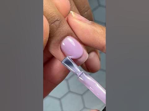 The most satisfying part of BIAB application ☺️ - YouTube