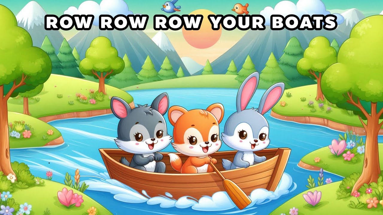 Row Row Row Your Boats | Children Songs | Nursery Rhymes & Kids Songs ...