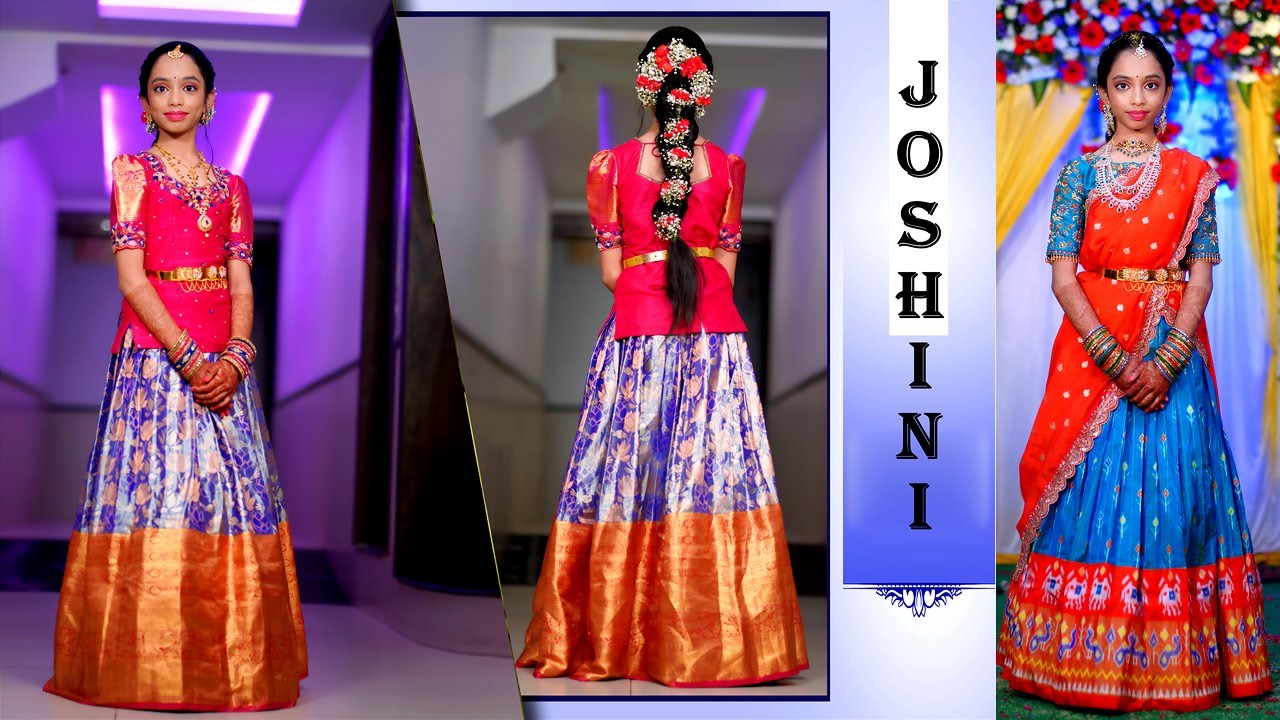 Joshini Half Saree Function Full Video | Ramayanamashok - YouTube