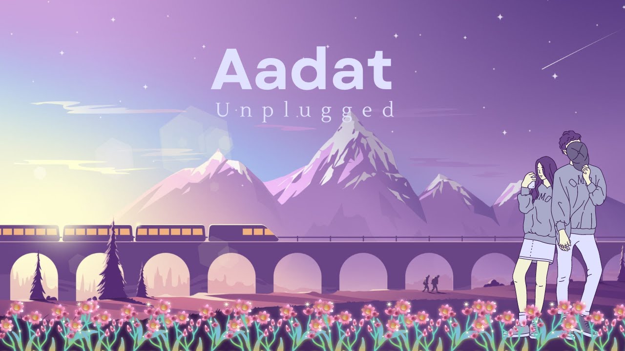 Aadat Unplugged | Official Lyrical Video - YouTube