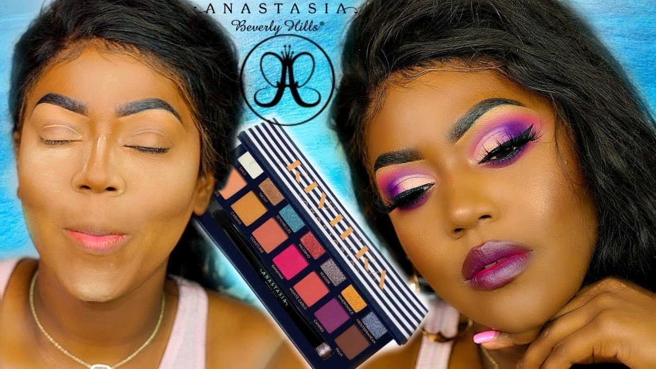 ABH Riviera Palette Makeup Tutorial - YouTube