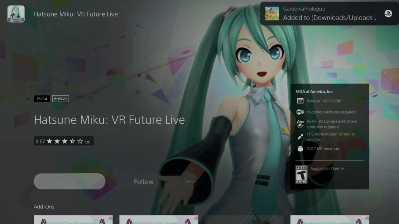 How to Download Hatsune Miku: VR Future Live FREE on PS5 | PlayStation ...