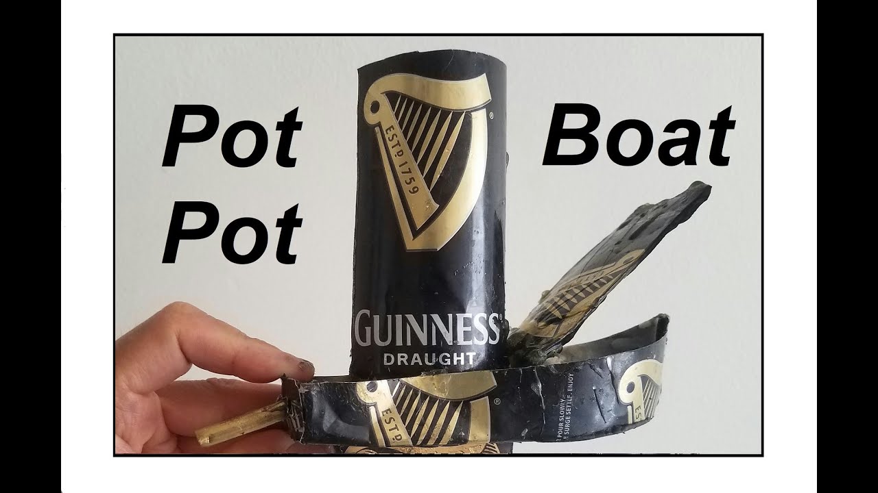 Guinness Pot Pot Boat - new Boiler and new Keel - YouTube