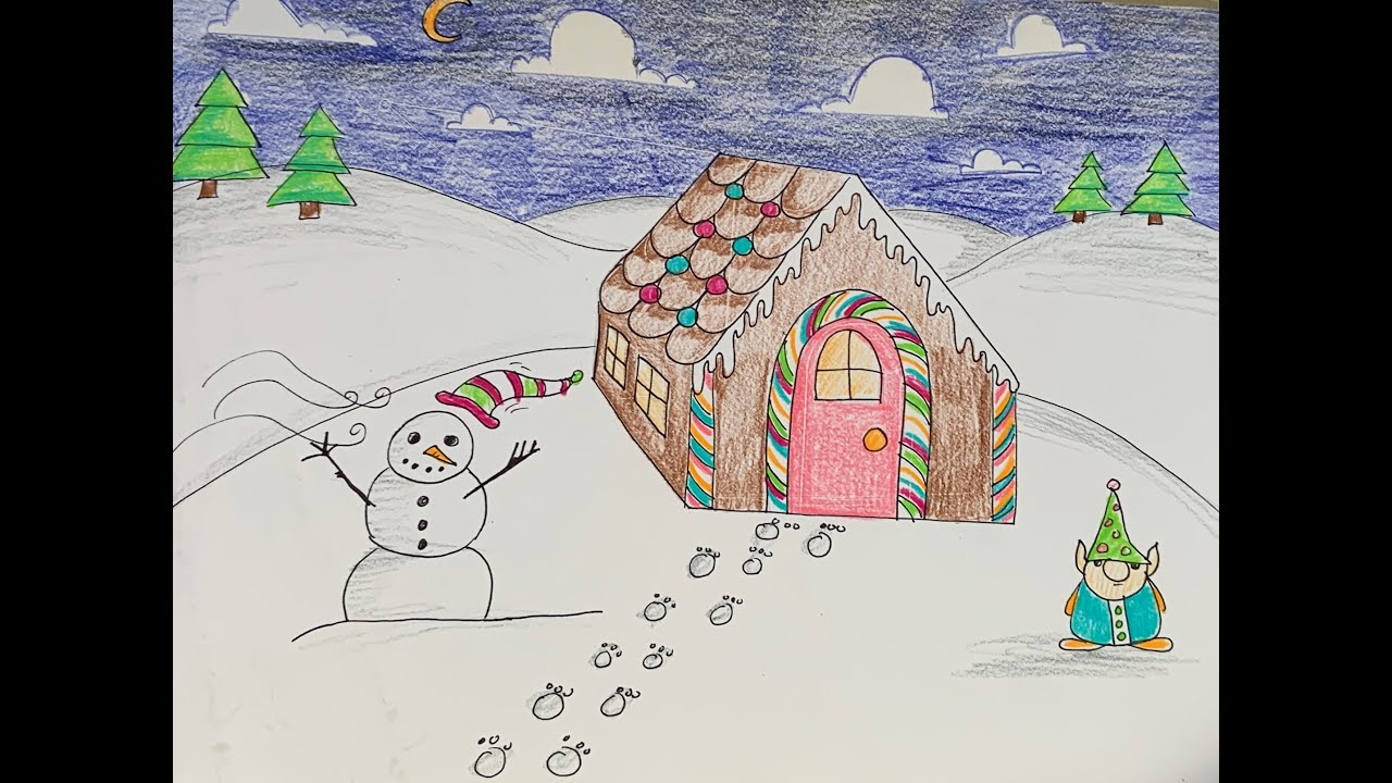 One Point Perspective House Part 3 - YouTube