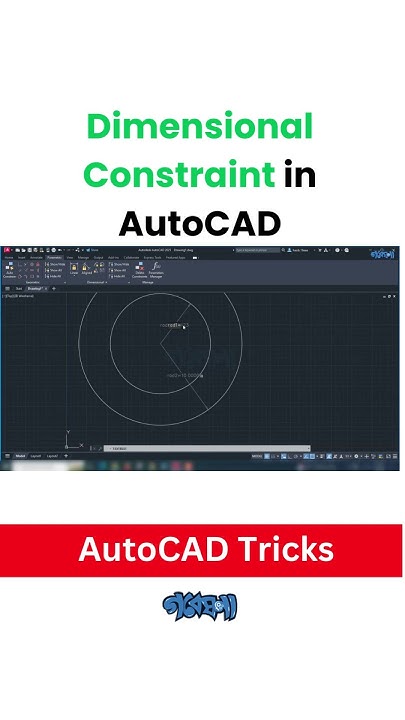 How to Use Dimensional Constraint in AutoCAD | Gobeshona #autocadtricks - YouTube
