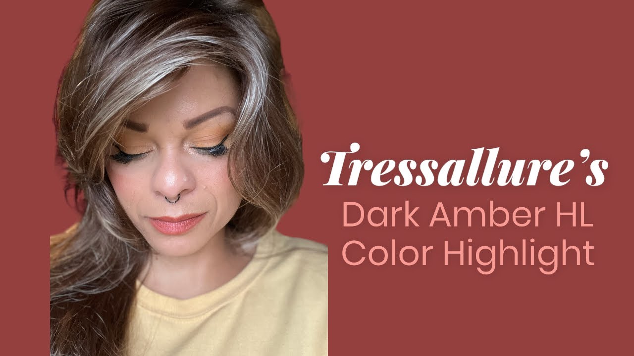 Tressallure's DARK AMBER HL Color Highlight | Wig Color in Natural ...