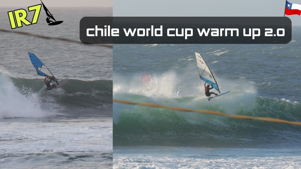 Chile Windsurf World Cup Warm up Raw Clips - YouTube