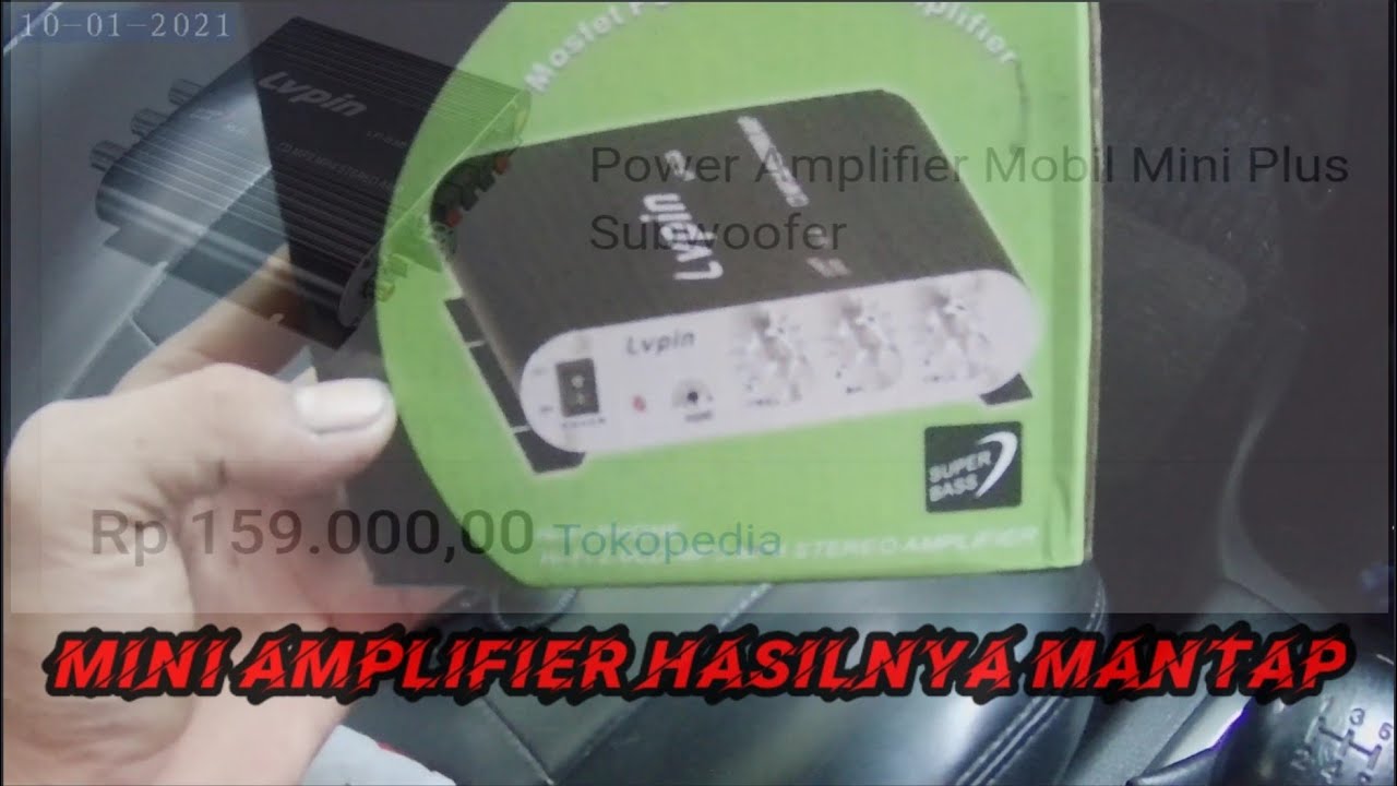 cara pasang mini amplifier di mobil membuat suara speaker mobil jadi ...