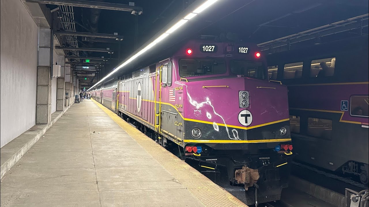 MBTA Framingham/Worcester Line Train 514 (Worcester Union Station to ...