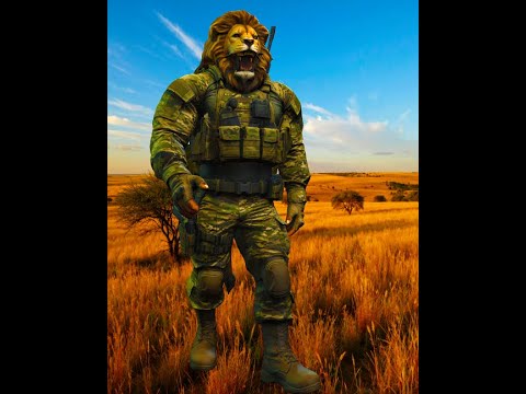 Lion Soldier. Model 3D. iClone 8, Character Creator 4 & 5. Blender ...