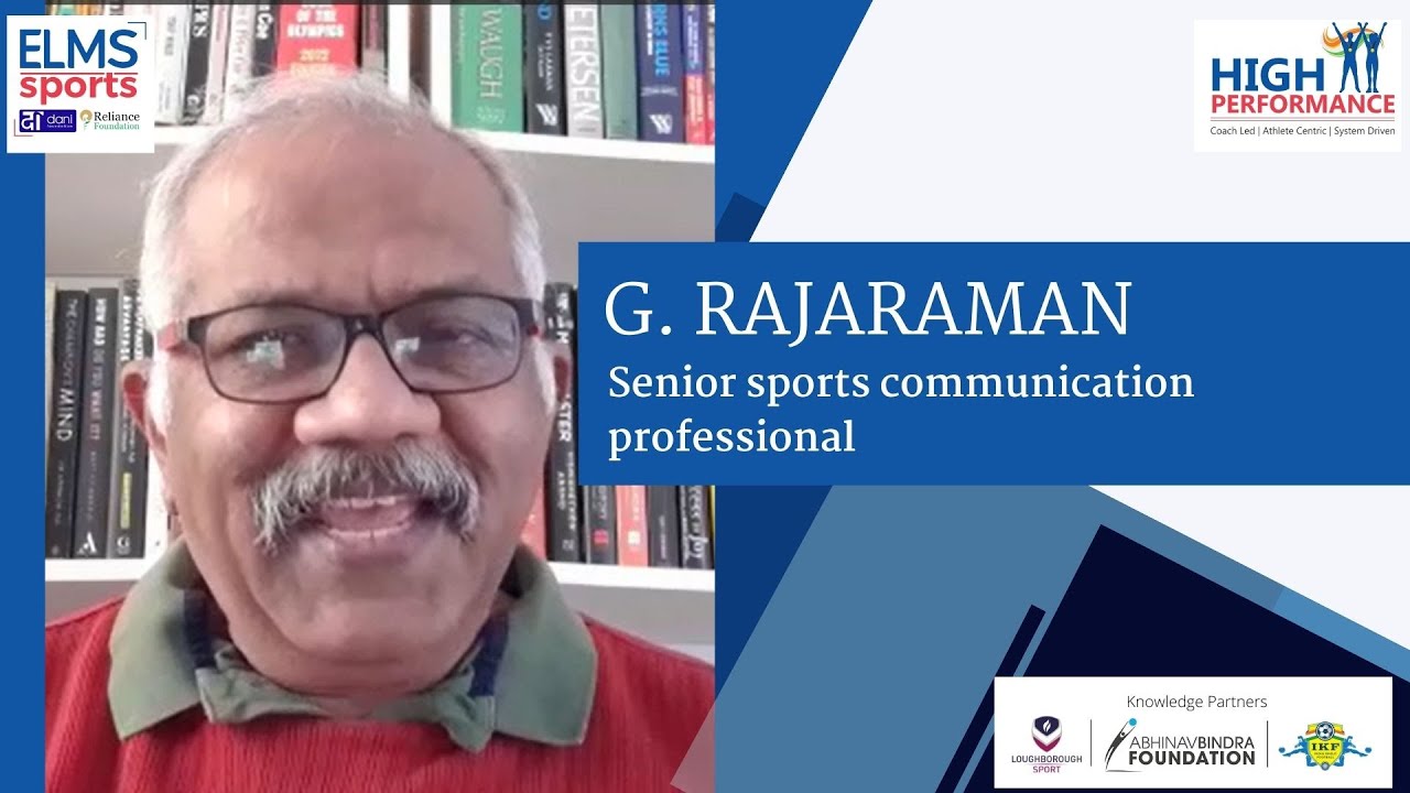 G Rajaraman, Senior Sports Professional Communication specialist, tells us his experience - YouTube