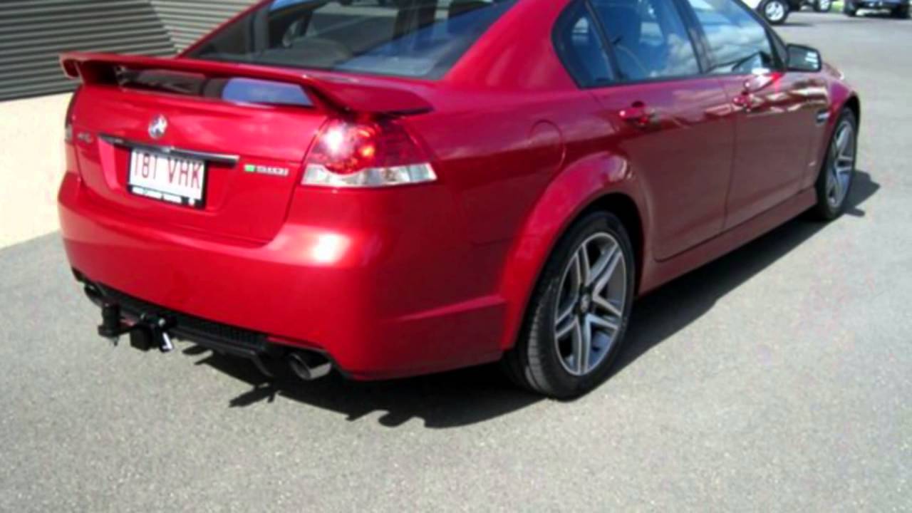 2011 Holden Commodore VE II SV6 Red 6 Speed Automatic Sedan - YouTube