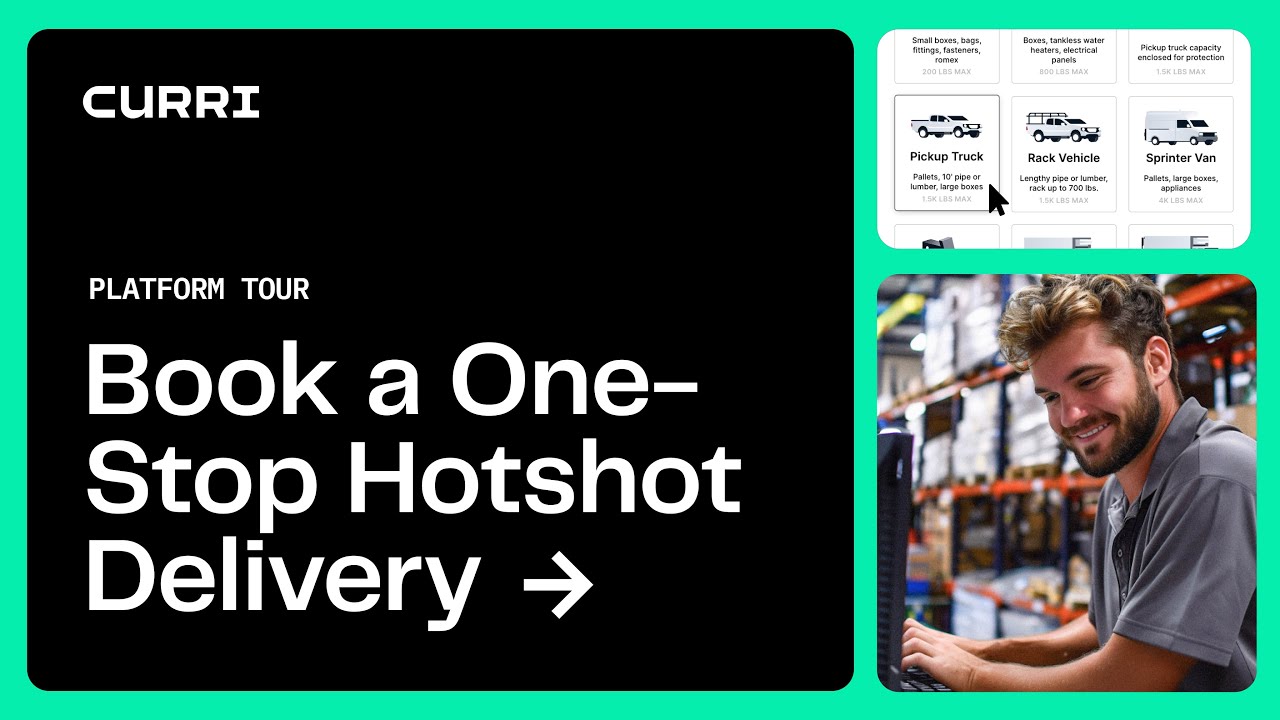 Platform Tour: How to Book a One-Stop Delivery - YouTube