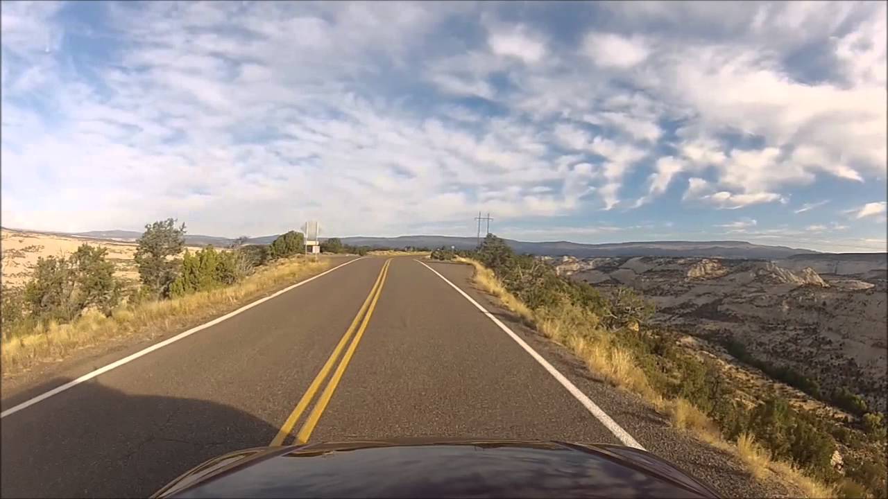 Atop Utah's Hogback-Hwy 12 - YouTube