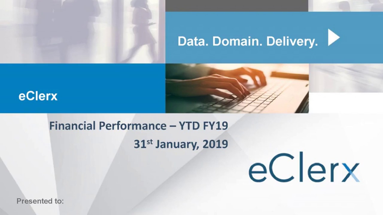 ECLERX SERVICES LTD Investor Presentation for Dec 2018 results - YouTube