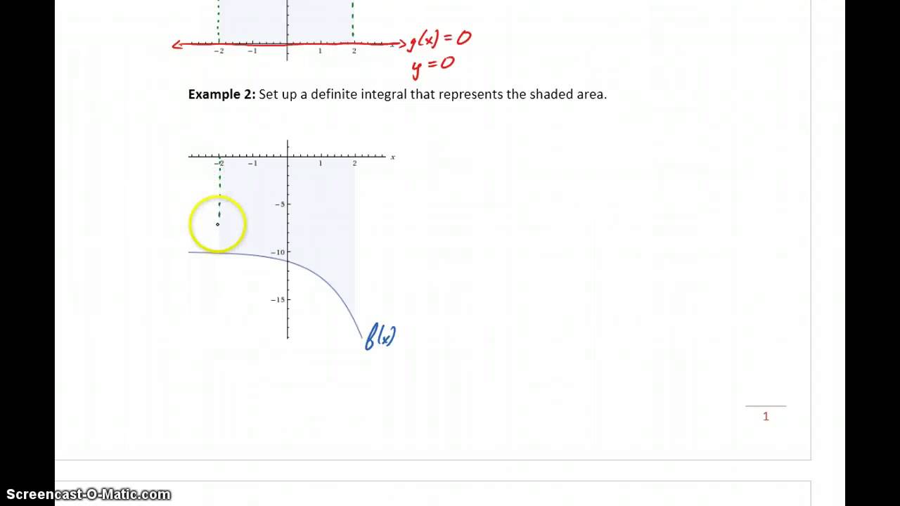 Busi Calc Area Between Curves - Visualizing It - YouTube