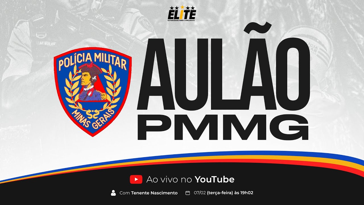 Aulão Gratuito PMMG - Polícia Militar de Minas Gerais - Elite ...