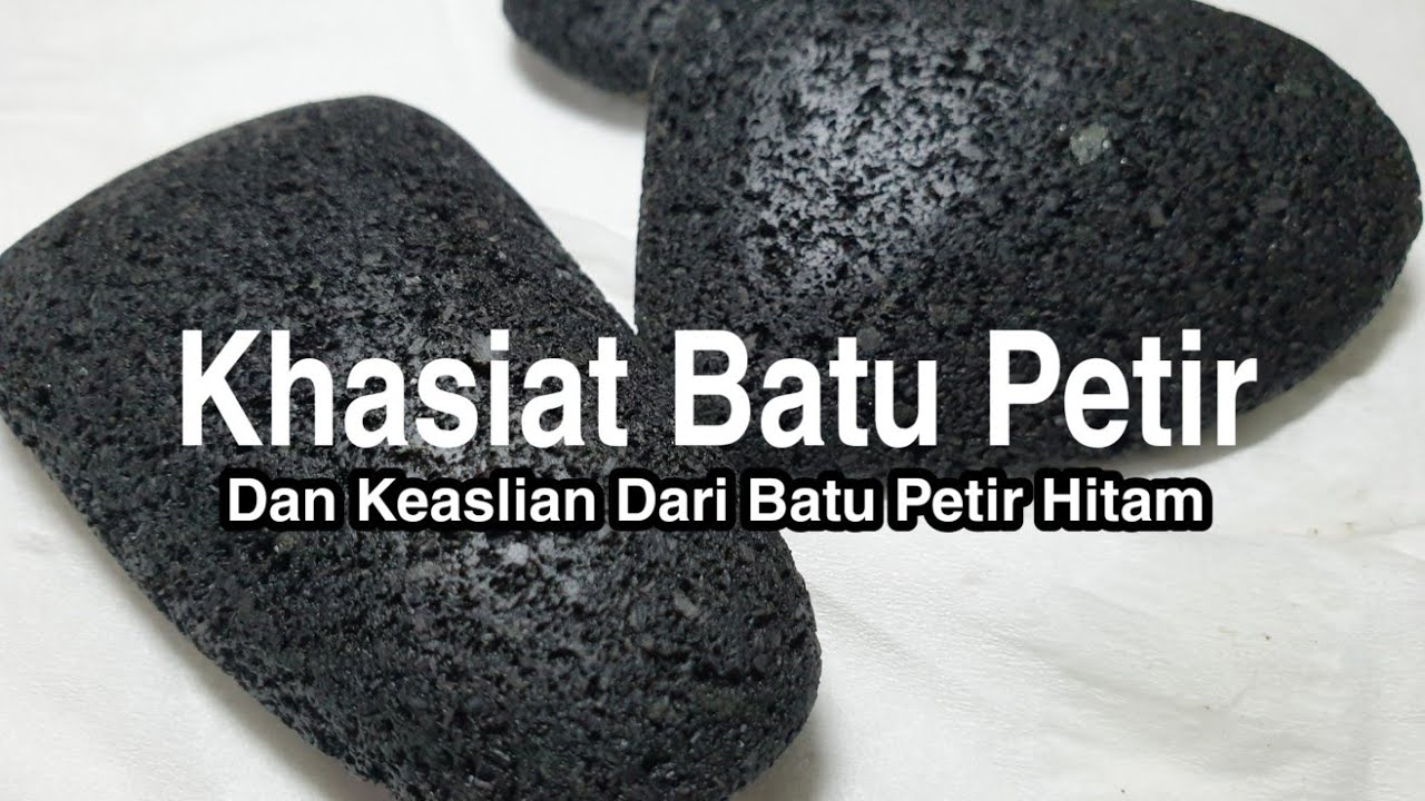 Khasiat Batu Petir Hitam Asli - YouTube