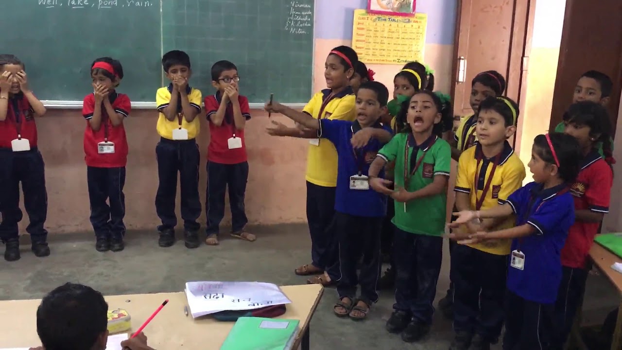 SKIT - 3 MONKEYS SONG ON CLEANLINESS KV OCF AVADI - YouTube