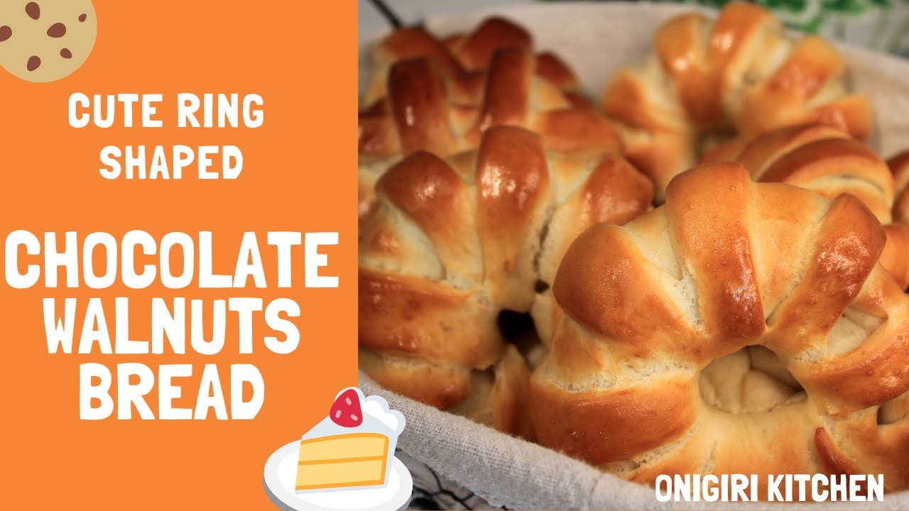 How to make Ring Bread with Chocolate and Walnut - Japanese Homemade ...