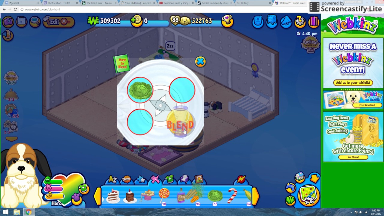 Webkinz Dr.Quack special recipes - YouTube