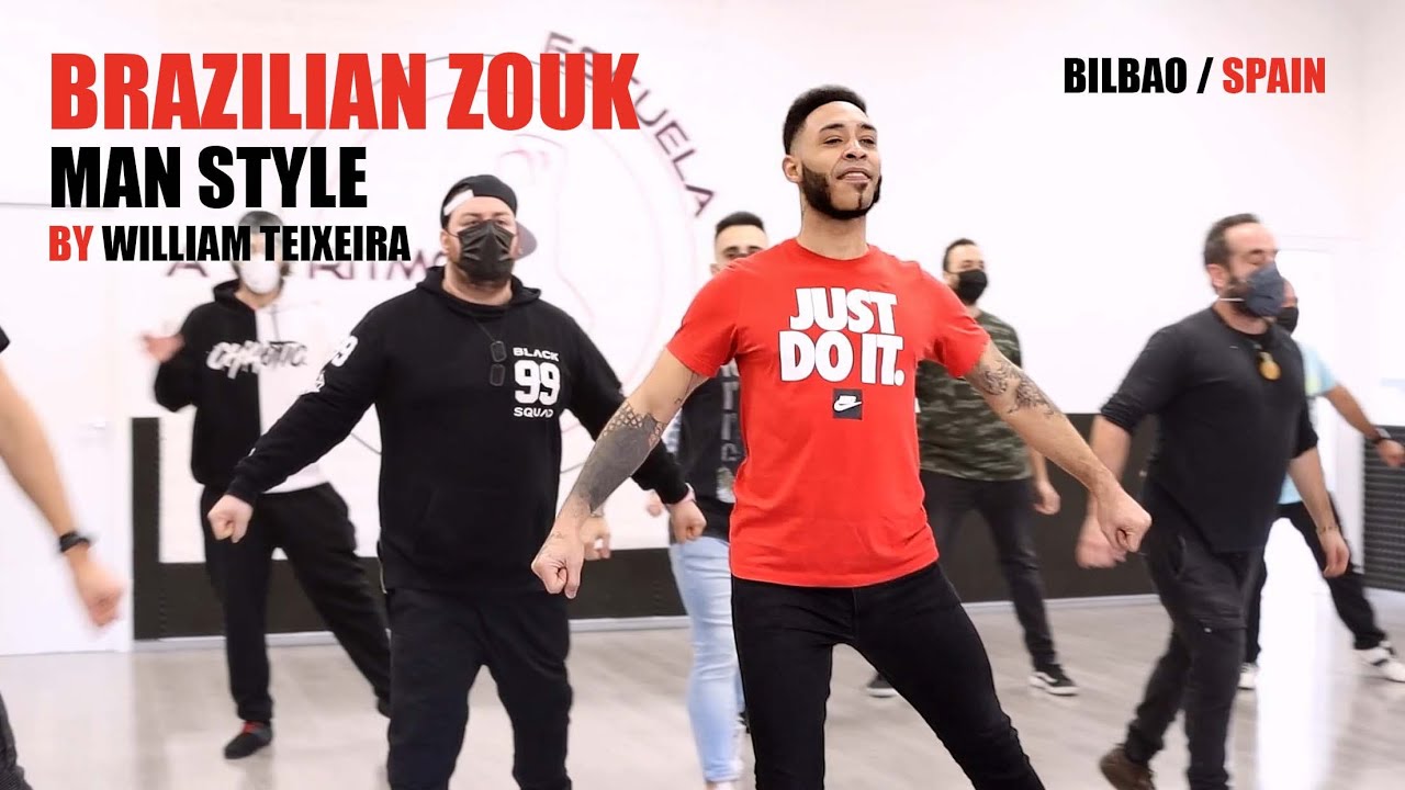 William Teixeira Brazilian Zouk Man Style class at A Tu Ritmo Bilbao ...