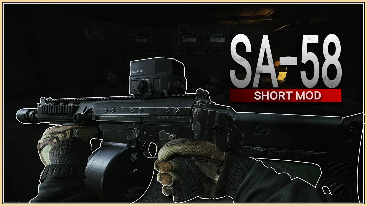 반동이 괴랄맞은 총 숏모딩 SA-58 / 타르코프 / Escape from Tarkov - YouTube