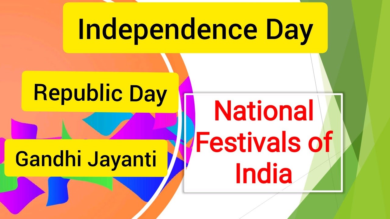 Indian National Festivals Gandhi Jayanti